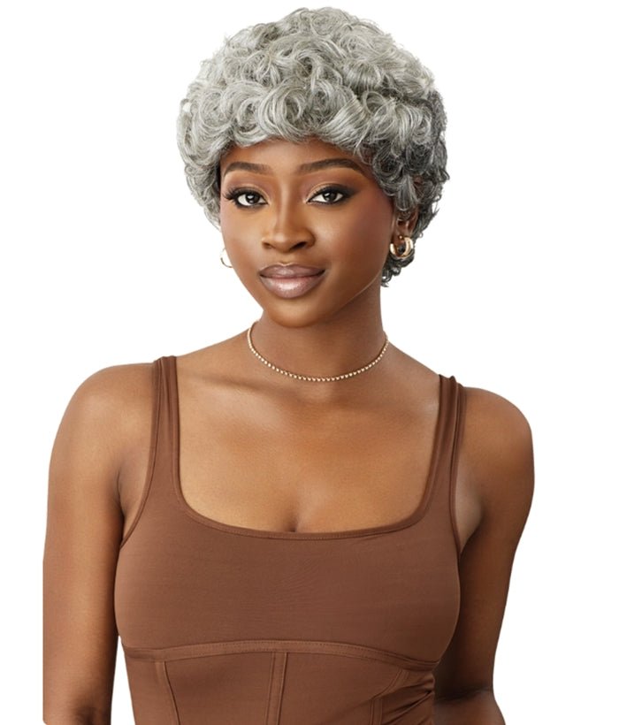 Outre 100% Human Hair Fab & Fly Gray Glamour Wig - EMIR - SoGoodBB.com